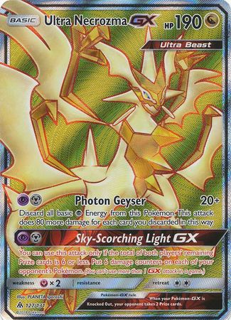 Ultra Necrozma GX – 127/131 – Full Art Ultra Rare – Inglés – HunterCard TCG