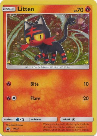 Litten – SM23 – Holo Promo – Inglés – HunterCard TCG