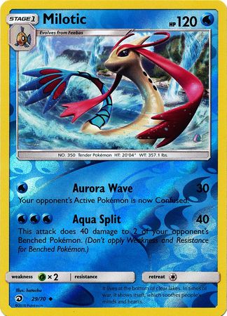Milotic – 29/70 – Uncommon Reverse Holo – Inglés – Huntercard TCG