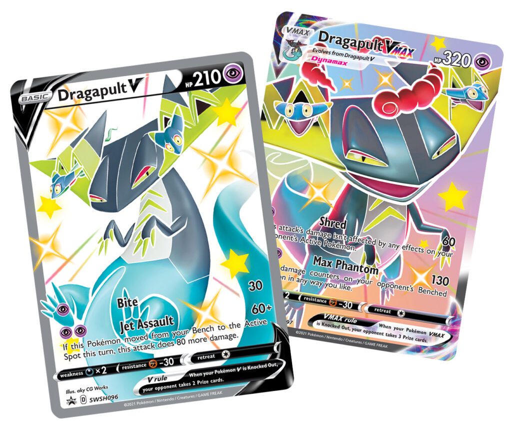 Pack Dragapult V SWSH096 + Dragapult VMAX SWSH097 – Inglés – HunterCard TCG