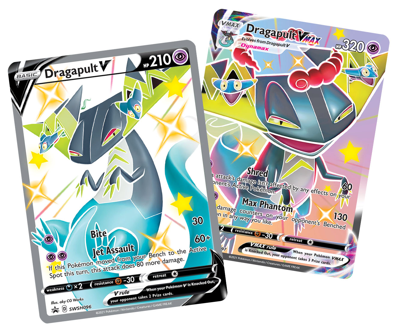 Pack Dragapult V SWSH096 + Dragapult VMAX SWSH097 – Inglés – HunterCard TCG