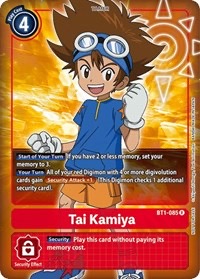 Tai Kamiya (Alternate Art) – BT1-085 R – Promo (SELLADO) – HunterCard TCG