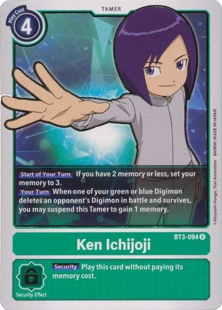 Ken Ichijoji – BT3-094 R – Rare – HunterCard TCG