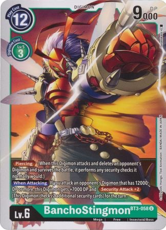 BanchoStingmon – BT3-058 U – Uncommon – HunterCard TCG