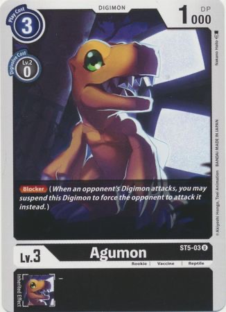 Agumon – ST5-03 – Uncommon – HunterCard TCG