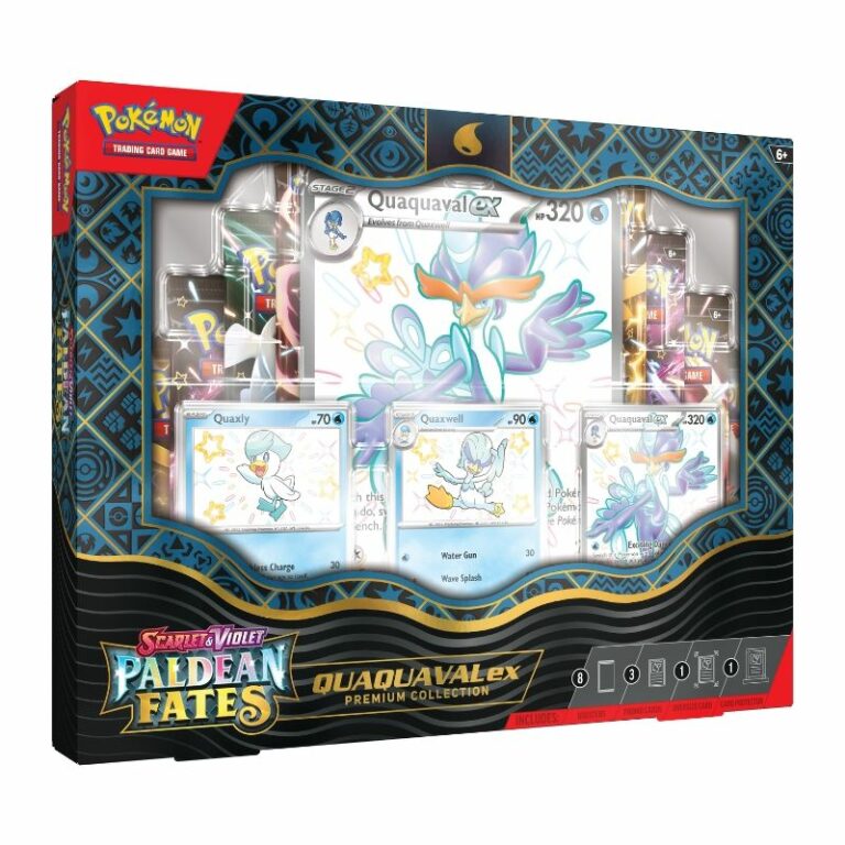 Paldean Fates: Quaquaval EX Premium Collection – Español – HunterCard TCG