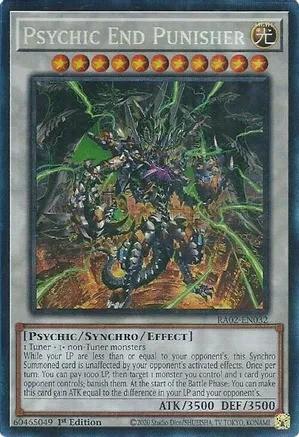 Psychic End Punisher – RA02-EN032 – Collector’s Rare 1st Edition – Ingles – HunterCard TCG