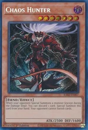 Chaos Hunter – RA02-EN007 – Secret Rare 1st Edition – Ingles – HunterCard TCG
