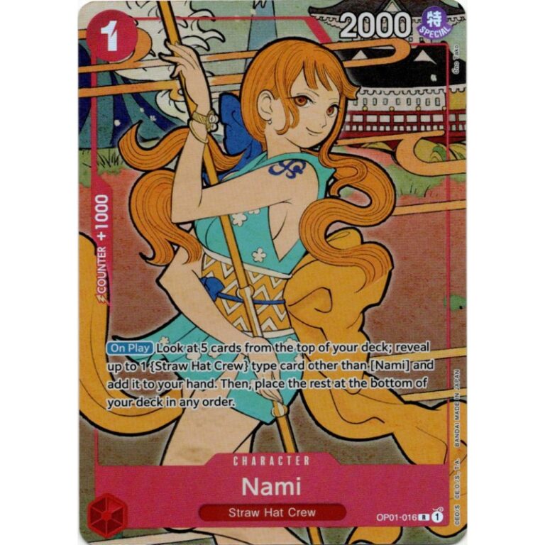 Nami (English Version 1st Anniversary Set) – OP01-016 – Rare – HunterCard TCG
