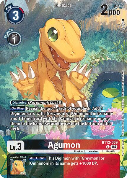 Agumon – BT12-059 C (Legend Pack 2024) – HunterCard TCG