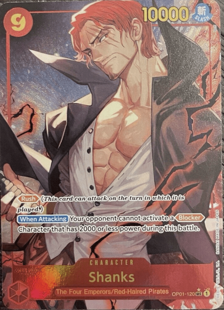 Shanks – OP01-120 – SEC Alternate Art (PRB01) – HunterCard TCG